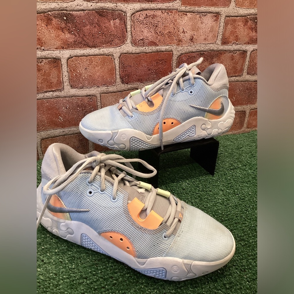 Nike Pg 6 Celestine Blue Peach Men’s Basketball Shoes… - Gem